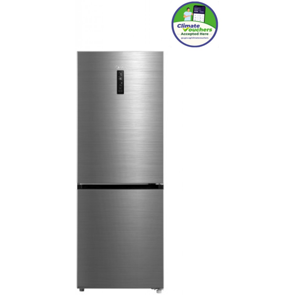MIDEA MDRB470MGD28 320L 2 DOOR BOTTOM FREEZER REFRIGERATOR, 3 TICKS ...